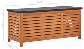 vidaXL Marketos Zahradní úložný box 117 x 50 x 55 cm masivní eukalyptové dřevo