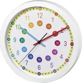 Hama Easy Learning / dětské nástěnné hodiny / průměr 30 cm / tichý cho