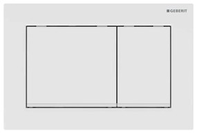 Geberit Omega20 - Ovládání splachování, bílá 115.080.11.1