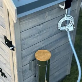 Kalme Elektrická dřevěná udírna s dymboxem 310L antracit