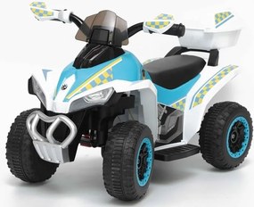 LEAN CARS Elektrická policejní čtyřkolka GTS1188-A, bílá
