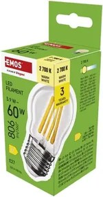 EMOS Filament Mini Globe 5,9W E27 teplá bílá / LED žárovka / náhrada z