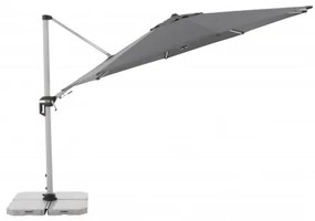 Výkyvný zahradní slunečník s boční tyčí Doppler ACTIVE 370 cm - antracit