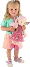 TEDDIES Hadrová panenka víla Pivoňka 40 cm / Panenka / Textilní / od 3