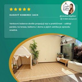 Balta, Kusový koberec Jack 28805-050 – na ven i na doma, 80x150, béžová, chodba / předsíň
