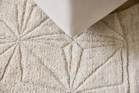 Diamond Carpets India, Ručně vázaný kusový koberec Michelangelo I DESP P105 (2), 140x200, bílá, ložnice
