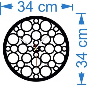 Nástěnné hodiny z dřevěné překližky po stopách času l 3D HODINY PR0158 HEU+