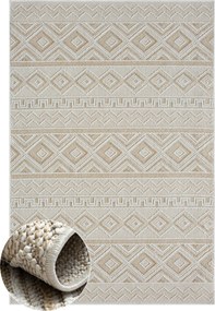 My Flair, Kusový koberec Patio beige – na ven i na doma, 200x300, béžová, chodba / předsíň