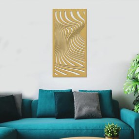 dřevo života Dřevěný dekorační panel VLNKY Rozměry (cm): 50x95, Barevný vzor: Borovice - limitovaná edice