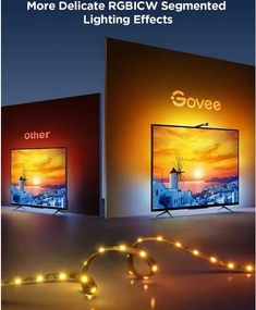 Govee DreamView TV 75-85\" SMART LED podsvícení RGBIC H61993D2 Černá