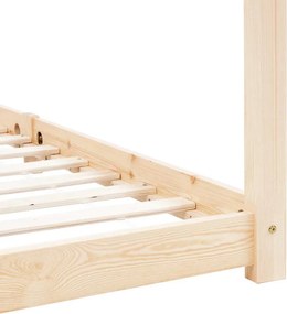 Rám dětské postele masivní borové dřevo 90 x 200 cm 283348