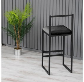 Barová židle Nathaniel (černá). 1089656