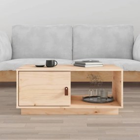 Konferenční stolek 80 x 50 x 35,5 cm masivní borové dřevo