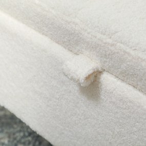 HOMCOM Lavice s úložným prostorem, čalouněná lavice s víkem, lavice na spaní se sametovým vzhledem medvídků, do předsíně ložnice obývacího pokoje, ko…