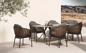 Zahradní set Borneo: stůl a 8 židlí