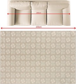 Koberec Liva sand 160x230 cm