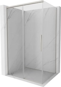 Mexen Rox, posuvný sprchový kout 160 x 95 cm, 8mm čiré sklo, ocelový profil, 8C2-160-095-97-00