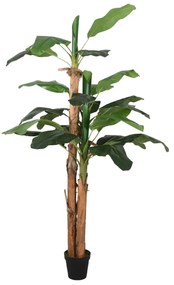 vidaXL Umělý banánovník 9 listů 120 cm zelený