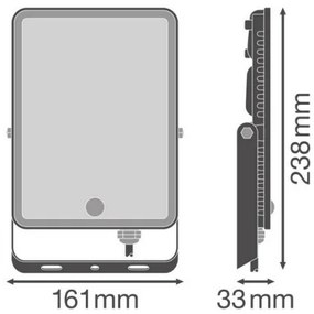 LED reflektor s pohybovým čidlem LEDVANCE Essential 50W 3000K teplá bílá IP65