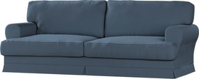 Potah na pohovku IKEA Ekeskog rozkládací barva modrá látka pletený vzor