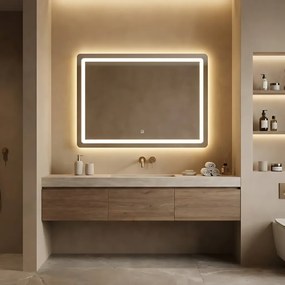 Rea Rea, Zrcadlo LED 80x60cm P10407, HOM-02829