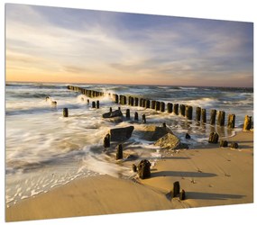 Obraz moře a kamenů (70x50 cm)