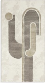 Koberec Aura7, 80x150 cm, béžový