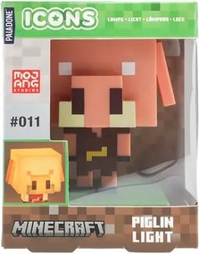 Paladone Pig Icon Light Minecraft / Stolní lampa / 11 cm / 2x AAA