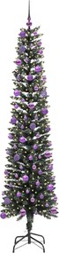 Umělý vánoční stromeček Zelená 240 cm PVC, plast a ocel 3395970
