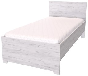 Nábytek Mikulík Retro postel DINO, 90×200 cm Dekor: Jasan šedý