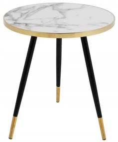 Noble Home Černobílý konferenční stolek Paris 45 cm