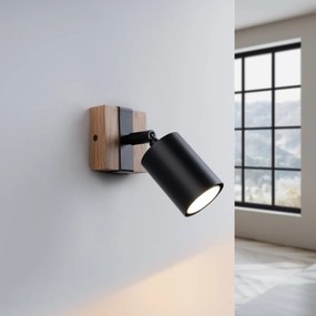 Sollux Lighting Nástěnné svítidlo FAGER 1 černé