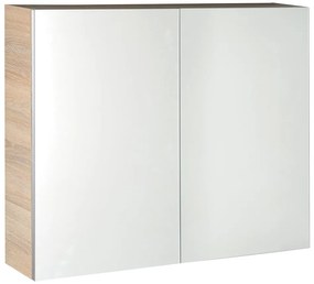Aqualine, VEGA galerka 80x70x18cm, dub platin, VG880