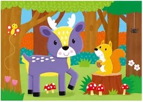 GALT 4 Puzzle v krabici - V lese / od 3 let