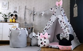 Dětský stan TEEPEE (TÝPÍ) EXCLUSIVE s doplňky - MYŠKA MINNIE - růžový