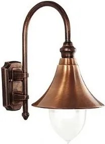 LAN 100A01S Venkovní nástěnné svítidlo LAMPARA E27 100W hnědá + měď - LANDA Lighting