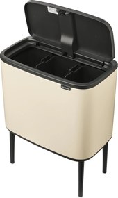 Odpadkový koš Bo Touch Bin 3 x 11 l champagne