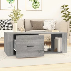 Konferenční stolek šedý sonoma 100x50,5x35 cm kompozitní dřevo - Default Title