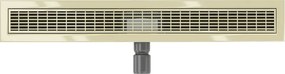 Mexen Flat M33 nerezový sprchový žlab 50 cm, zlatá, 1533050-15