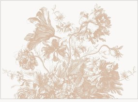 Tapeta Engraved Flowes