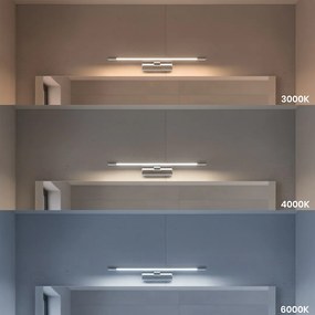 Nástěnné LED svítidlo Klimt, 1x LED 8w, 3000-6000k, (40 cm), ch