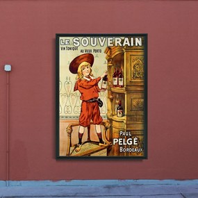 Plakát Le Souverain reklamní otisk