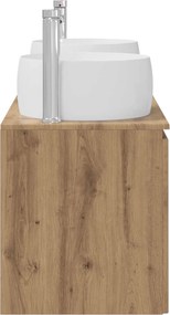 Sada koupelnových skříněk 3 ks Dub artisan 49,5 x 44,5 x 66 cm 3405726