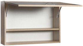 Aqualine Aqualine, KERAMIA FRESH skříňka horní výklopná 70x50x20cm, dub platin, 52364