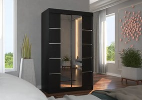Skříň posuvná se zrcadlem GENUA 120