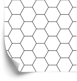 Tapeta Na Zeď Geometrický Vzor - Šestiúhelník Vliesová tapeta 53x1000