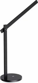 IMMAX LED stolní lampička BEAM černá / Qi nabíjení/ 18W / DC 12V / 2A