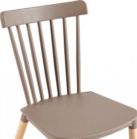 Tempo Kondela Jídelní židle, šedá/buk, ZOSIMA