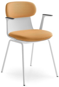 LD SEATING - Židle ZOE 221-BR s područkami