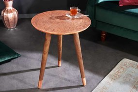 Designový odkládací stolek Hadelinde 50 cm měď